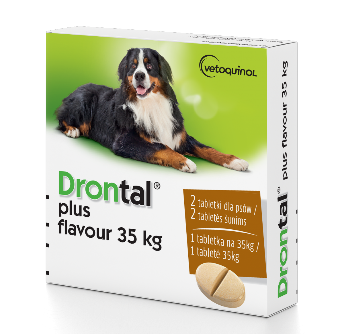Vetoquinol Drontal Plus Flavour 35kg środek przeciwpasożytniczy dla ...
